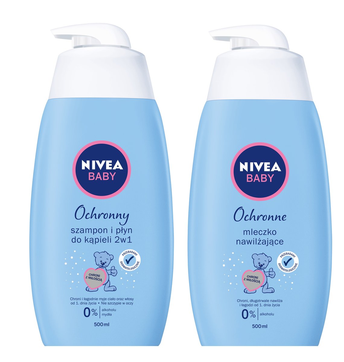 NIVEA BABY Szampon + Mleczko nawilżające Zestaw - Nivea | Sklep EMPIK.COM