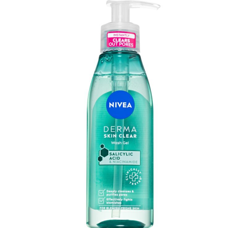 Nivea Derma Skin Clear Oczyszczający Żel Do Twarzy 150 Ml | Sklep EMPIK.COM