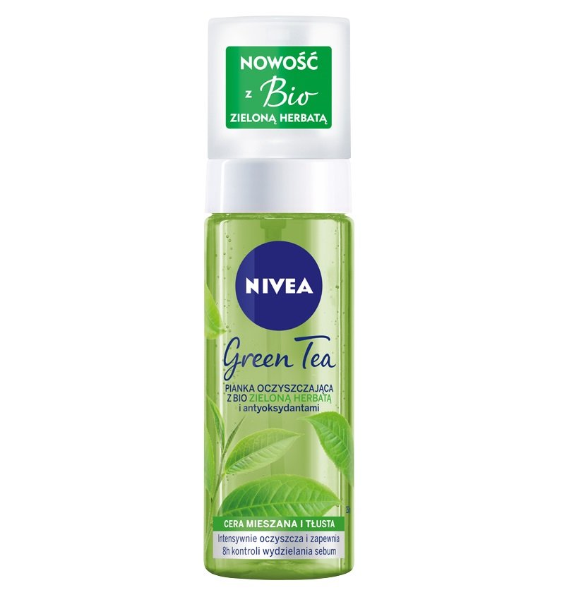 Nivea, Green Tea pianka oczyszczająca z bio zieloną herbatą 150ml ...