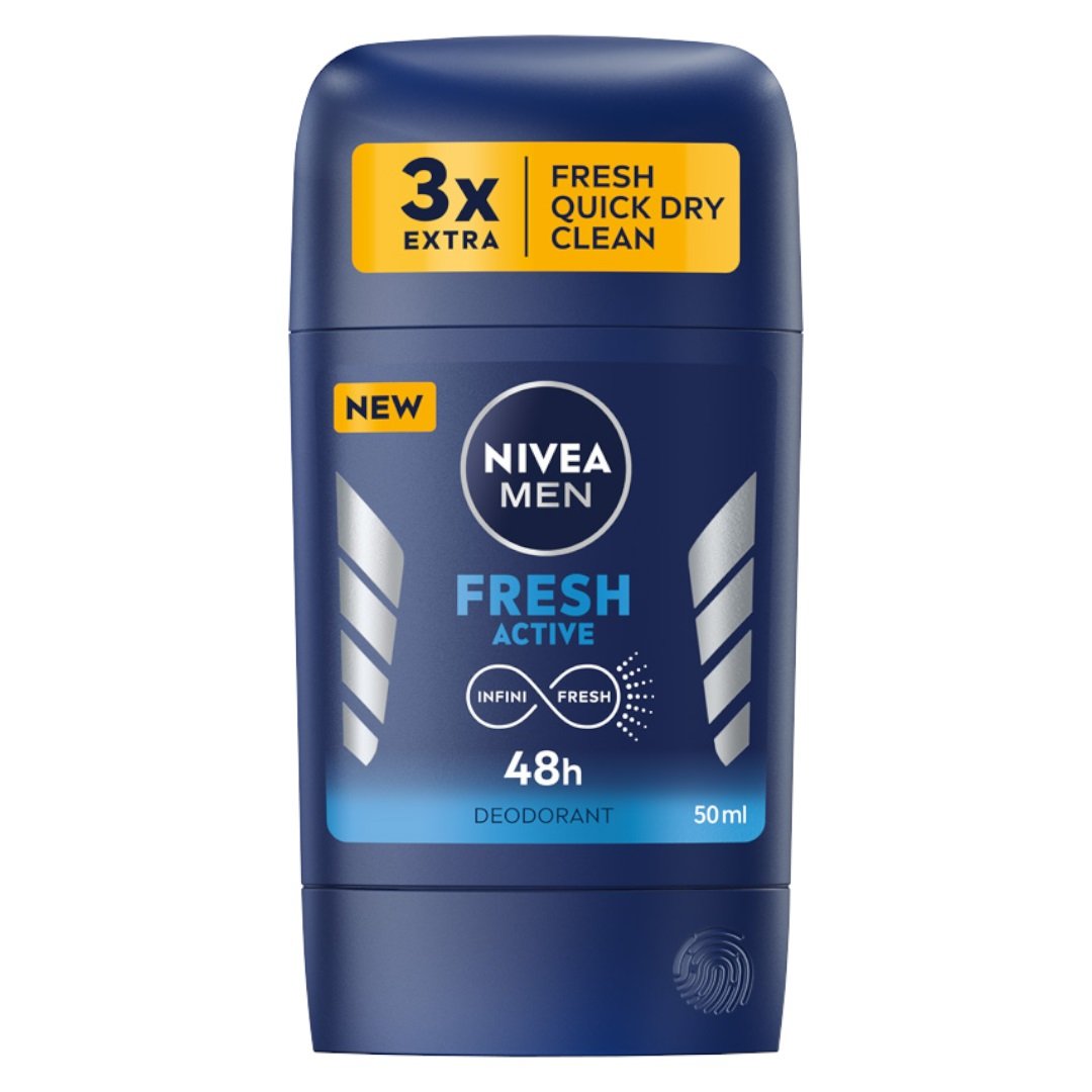 Nivea Men Deo sztyft 50ml Fresh Active | Sklep EMPIK.COM