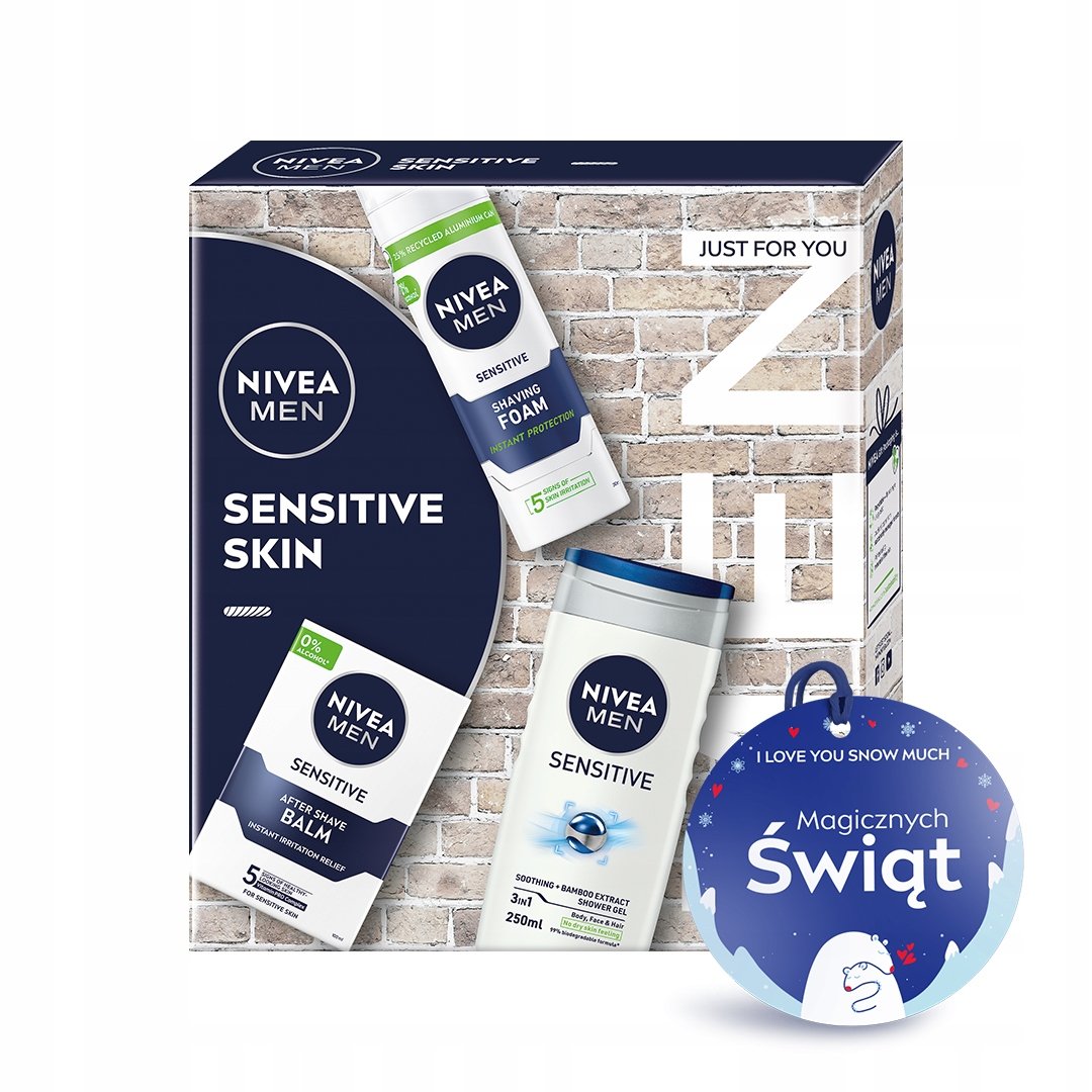 NIVEA MEN SENSITIVE SKIN Zestaw prezentowy kosmetyków dla mężczyzny | Sklep EMPIK.COM