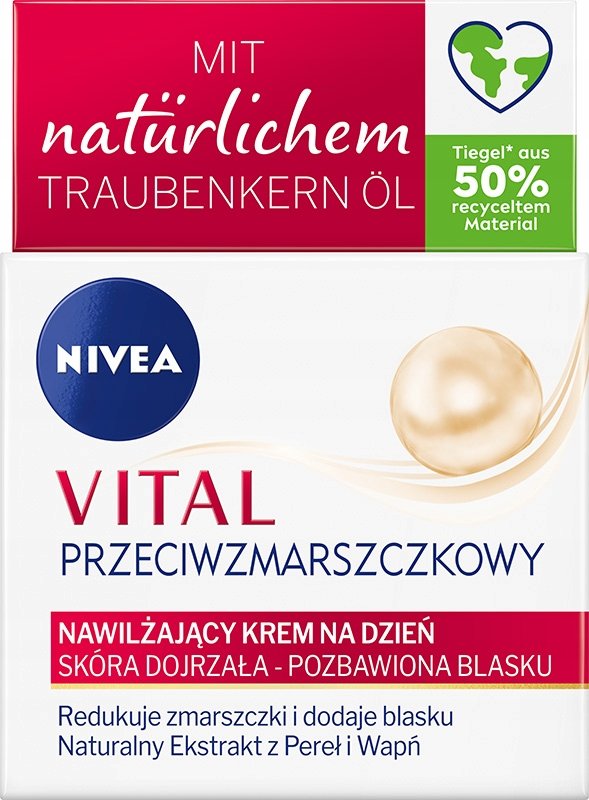 NIVEA VITAL Krem przeciwzmarszczkowy na dzień - cera dojrzała 50ml ...