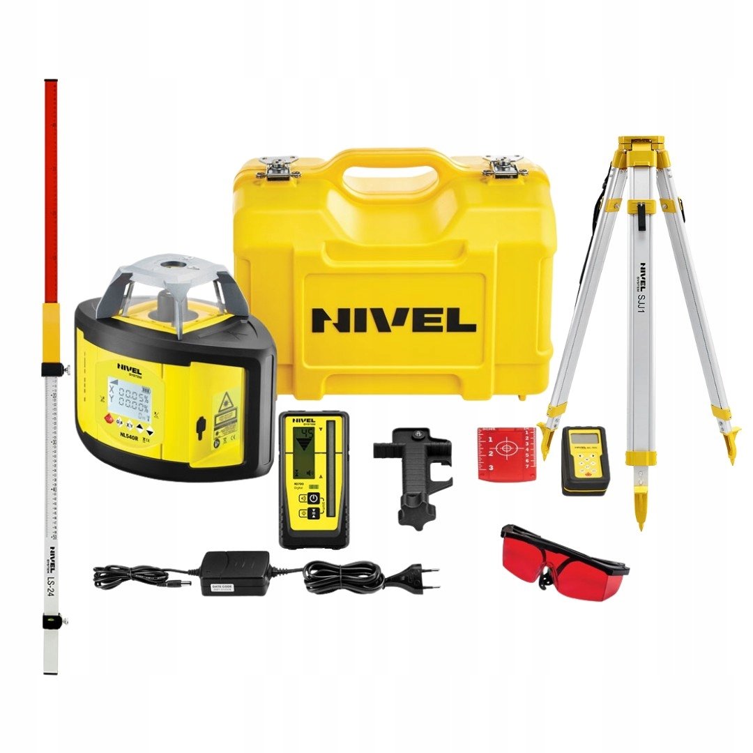 Niwelator laserowy obrotowy z czujnikiem Nivel System NL540R DIGITAL ...