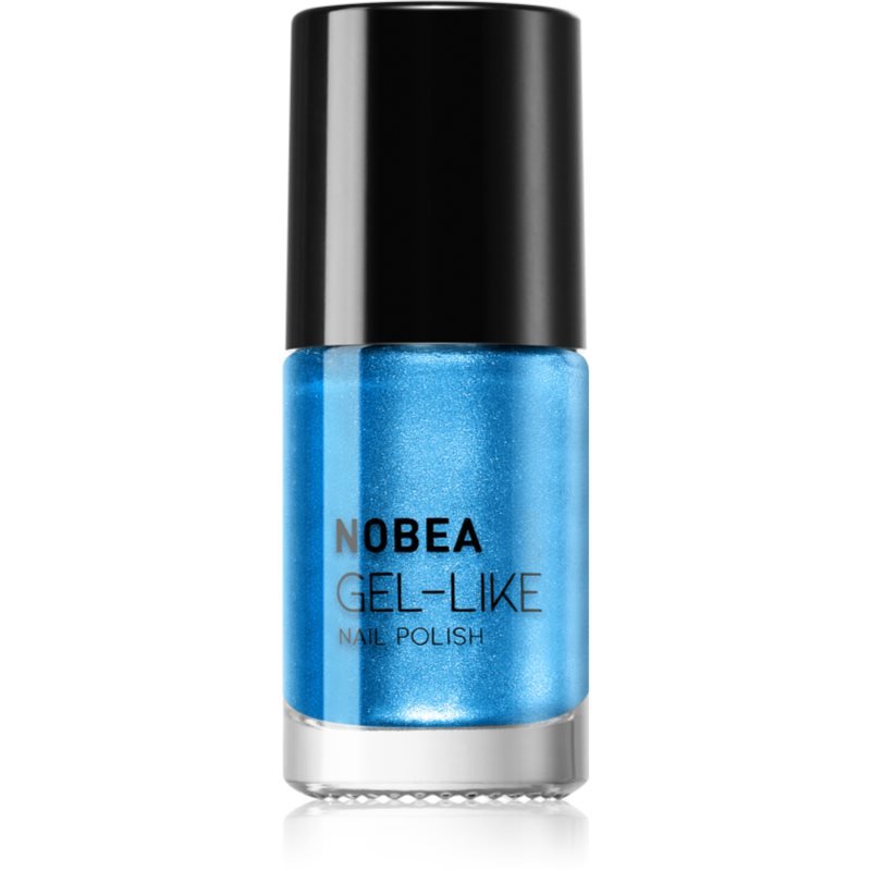 NOBEA Metal Gel-like Nail Polish lakier do paznokci z żelowym efektem ...