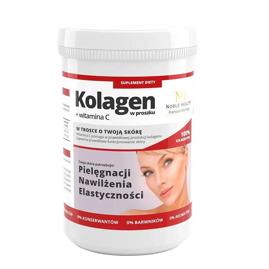 Noble Health Care Kolagen + witamina C w proszku suplement diety 100g | Sklep EMPIK.COM