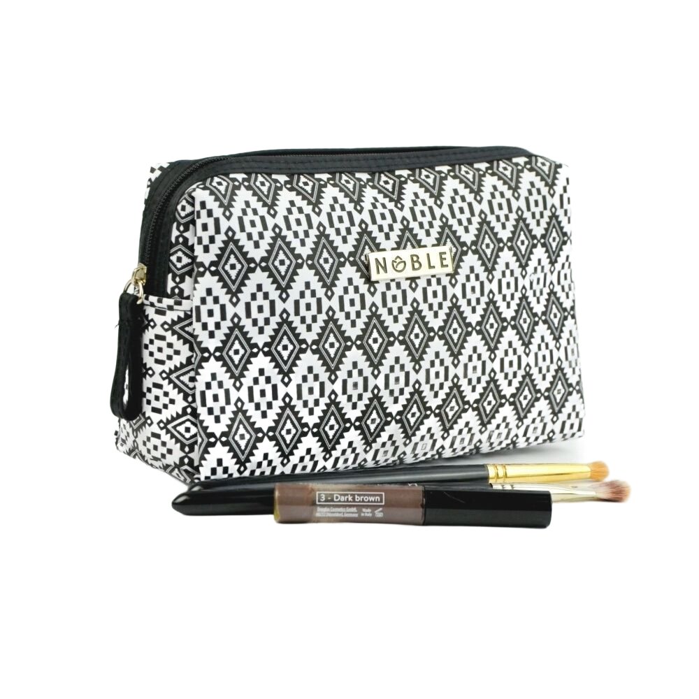 Noble, Kosmetyczka Saszetka Organizer Do Torebki, Black&White Bw001 17,5 X 6 X 10 | Sklep EMPIK.COM