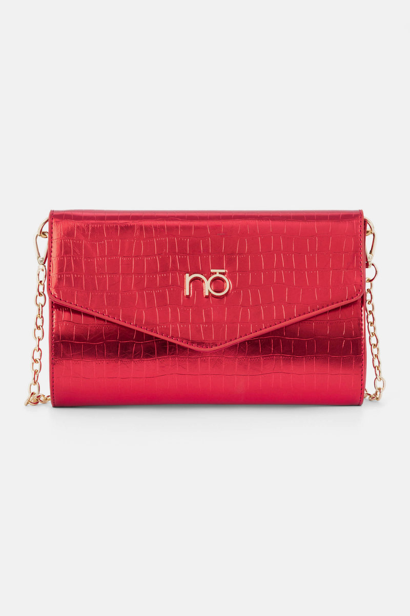Nobo Damska Kopertówka Z Motywem Skóry Krokodyla - Nobo | Moda Sklep EMPIK.COM