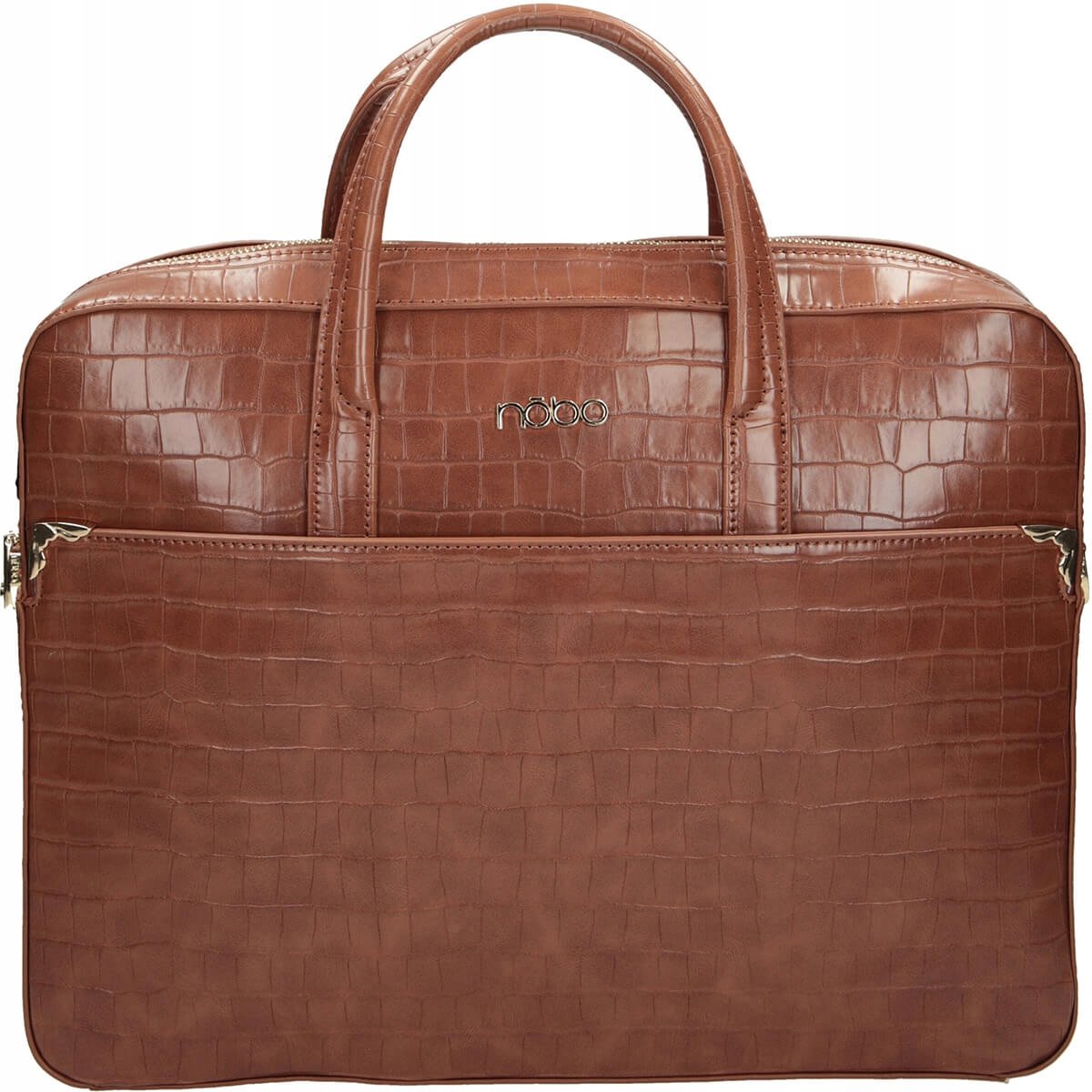 Nobo Duża Brązowa Aktówka Miejsce Na Laptopa - Nobo | Moda Sklep EMPIK.COM