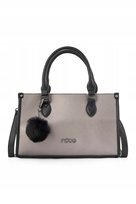 Nobo Stalowa Mini Shopperka Z Pomponem - Nobo | Moda Sklep EMPIK.COM