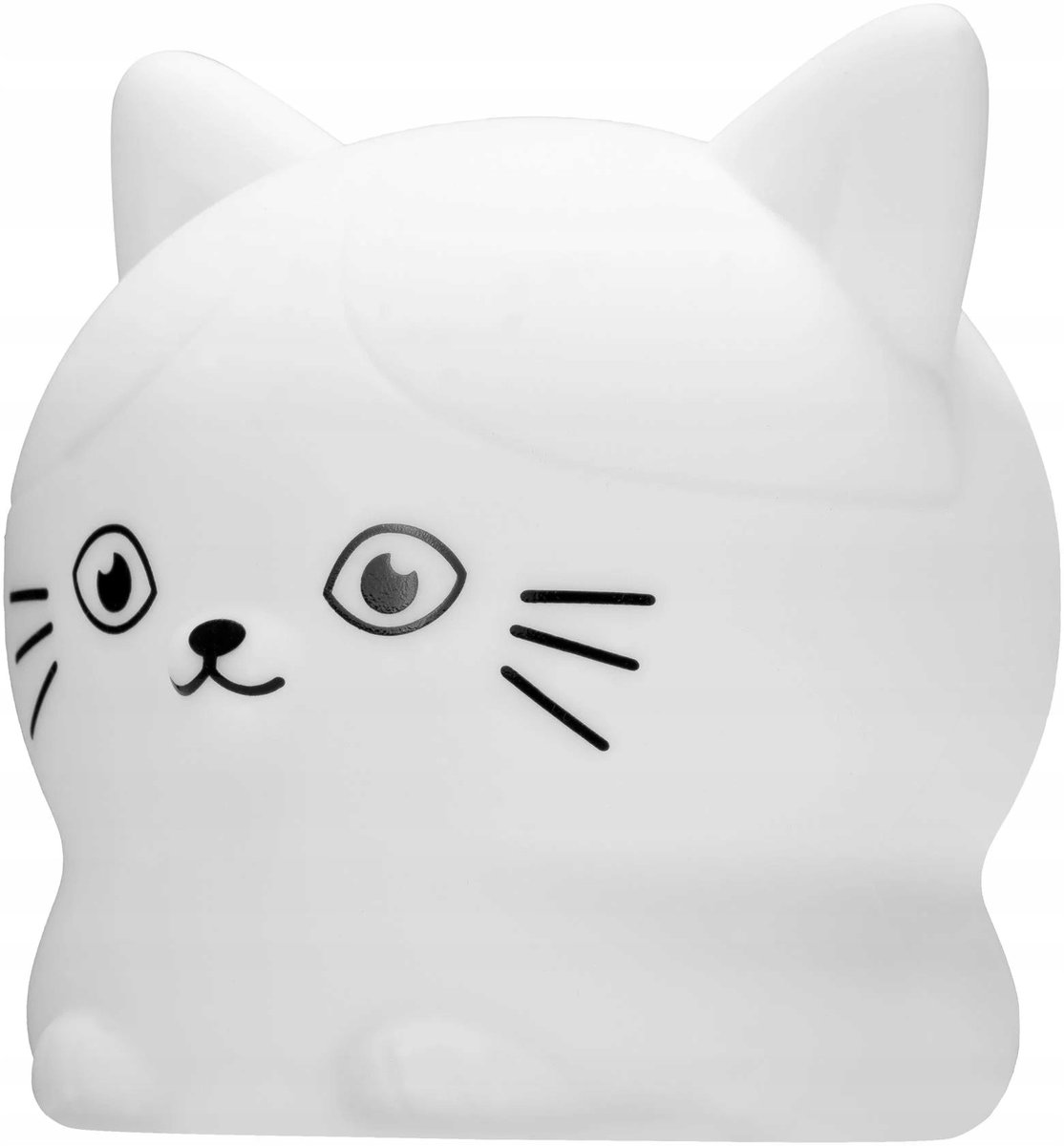 Nocna lampka silikonowa LED RGB Redleaf Silly Cat bez BPA 700mAh ...