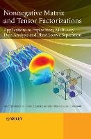 Nonnegative Matrix and Tensor Factorizations - Cichocki Andrzej | Książka w Empik