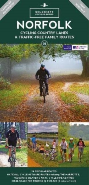 Norfolk Cycling Country Lanes Map - Al Churcher | Książka w Empik