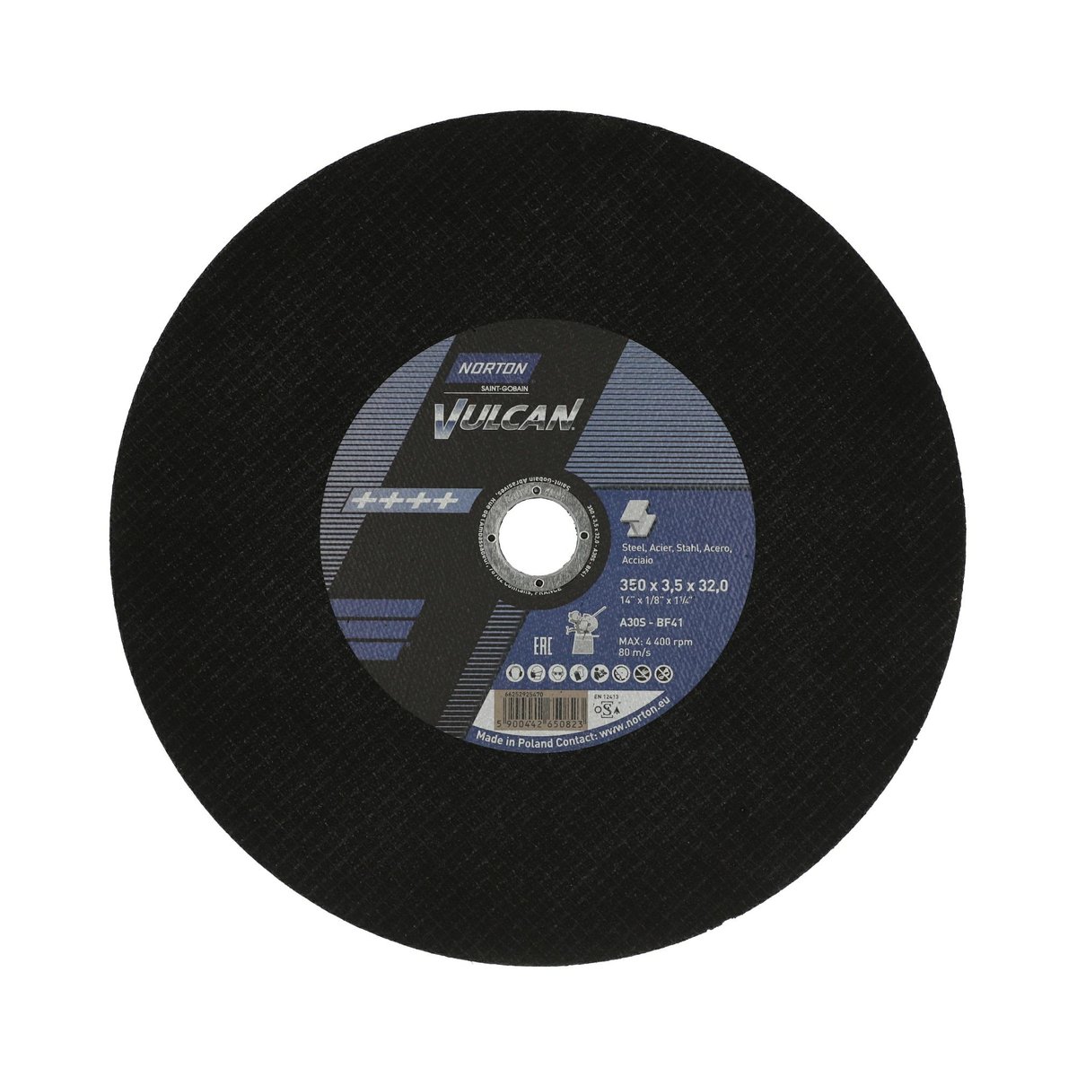 Norton tarcza.vulcan 350 x 3.5 x 32mm a30s do metalu /10szt.+1 gratis ...