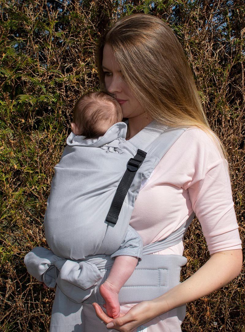 Nosidełko Half Buckle: Little Herringbone Ecru - Kinder Hop | Sklep EMPIK.COM