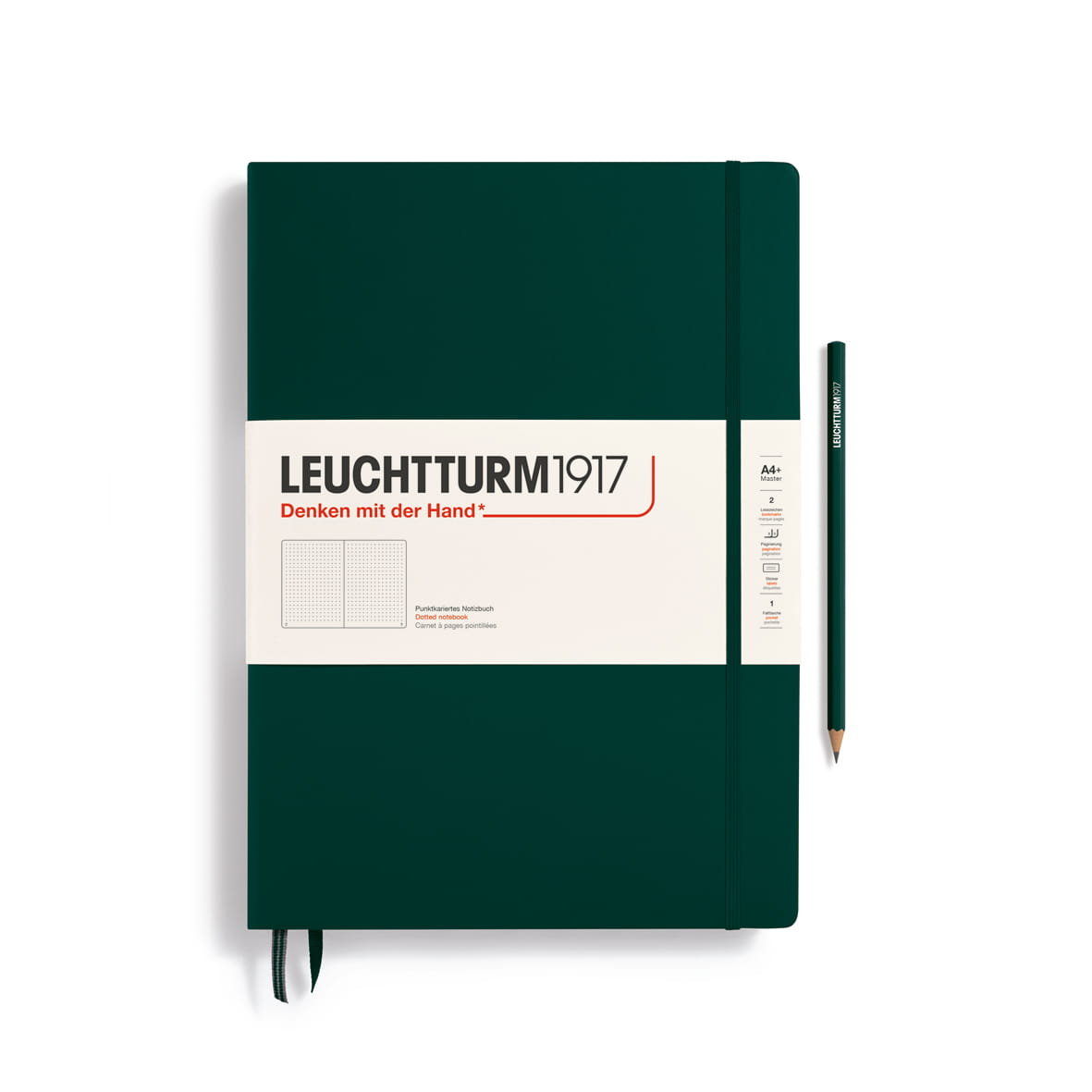 Notatnik Leuchtturm1917 Master A4+, Kropki, Forest Green - Inna marka ...