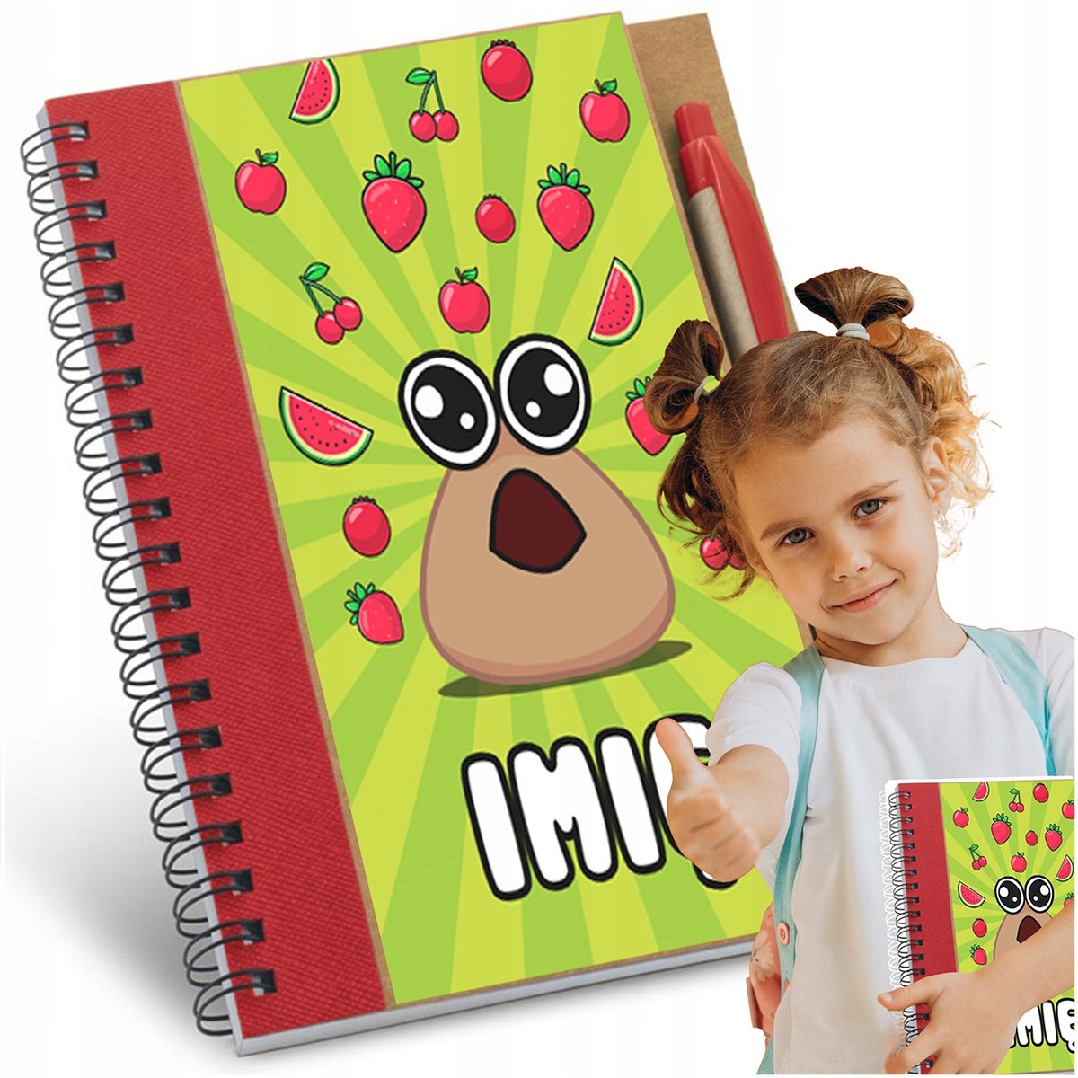 NOTATNIK NOTES ECO POU MÓJ ALIEN KOSMITA PREZENT DO SZKOŁY PRZEDSZKOLA ...