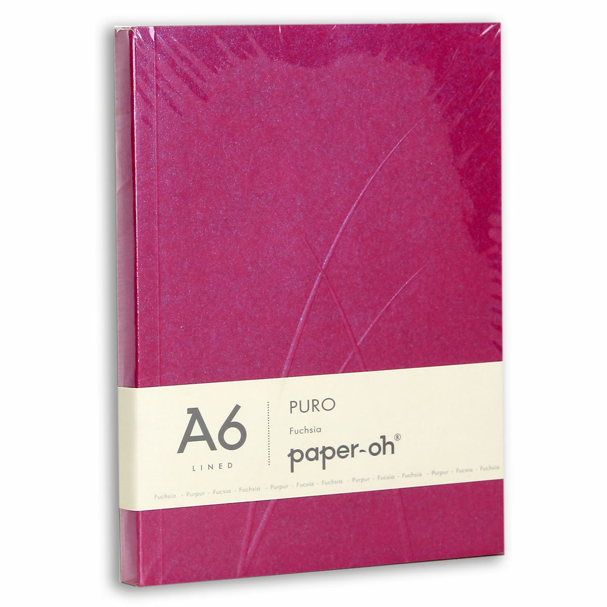 Notatnik w linię, A6, Puro, fuksjowy - Hartley&Marks Publishers Ltd ...
