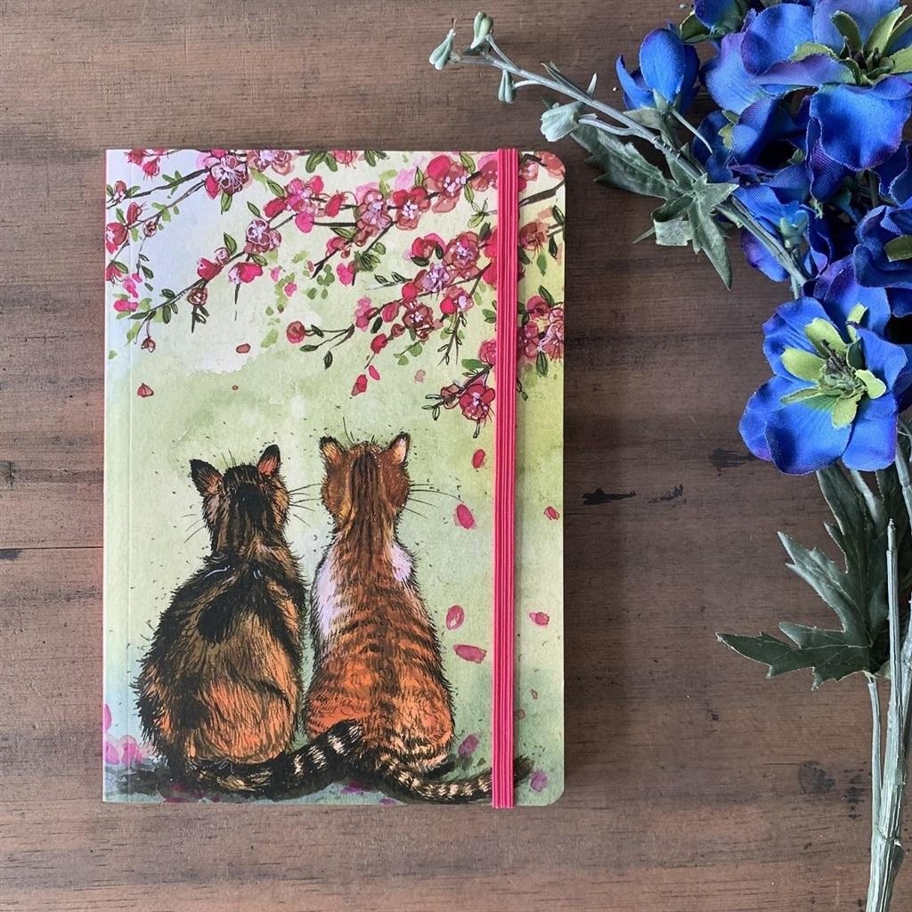 Notatnik z gumką A5 LCN30 Koty i kwiaty - Inna marka | Sklep EMPIK.COM