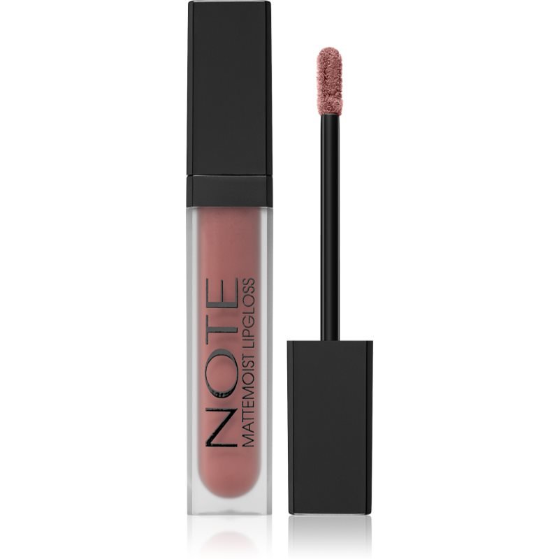 Note Cosmetique Mattemoist Lip Gloss błyszczyk do ust o kremowej ...