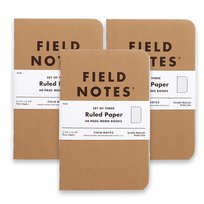 Notes Field Notes Original Kraft - Linie- 3 Pack - Inna marka | Sklep ...
