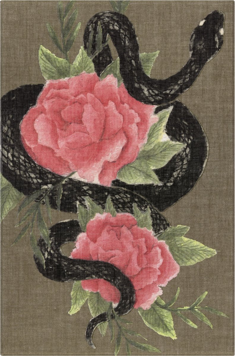 Notes MOleskine Snake Roses L 13X21cm linia + BOX 2025 - Moleskine ...