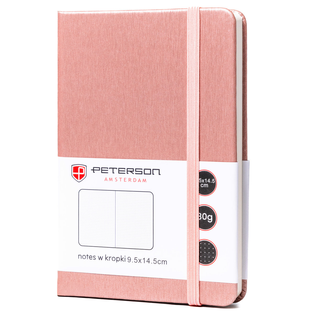 Notes notatnik mały twarda oprawa planer A6 w kropki journal Peterson ...