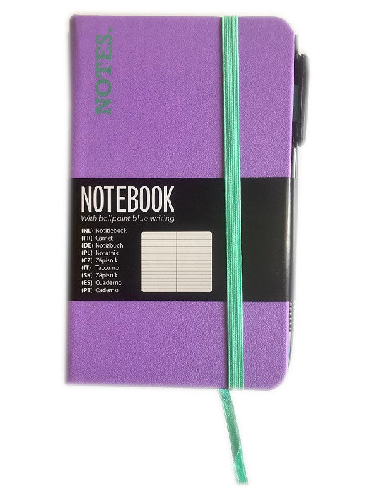 Notes, notatnik z długopisem, zamykany na gumkę - Inna marka | Sklep ...