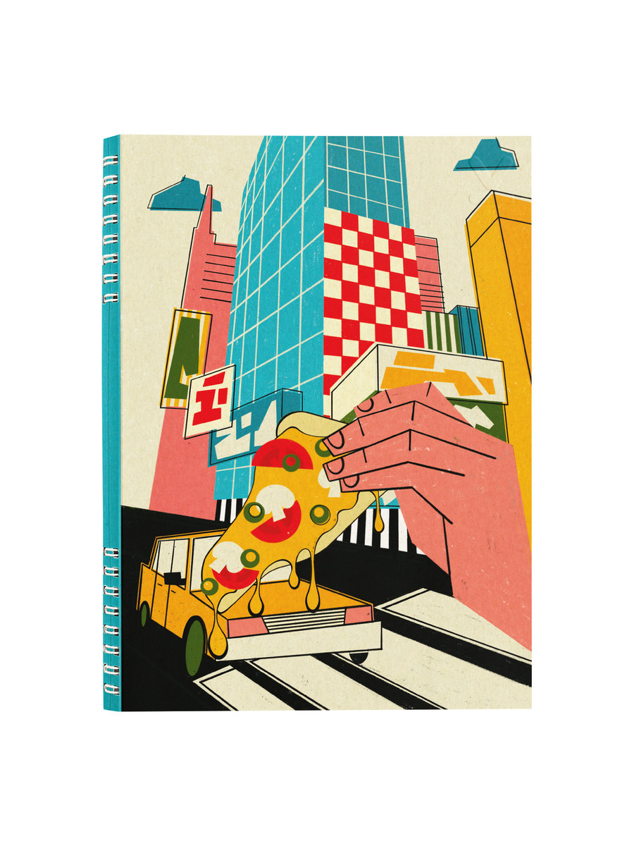 Notes Nowy Jork | Szare Linie | Format B5 | Spirala - Inna marka ...