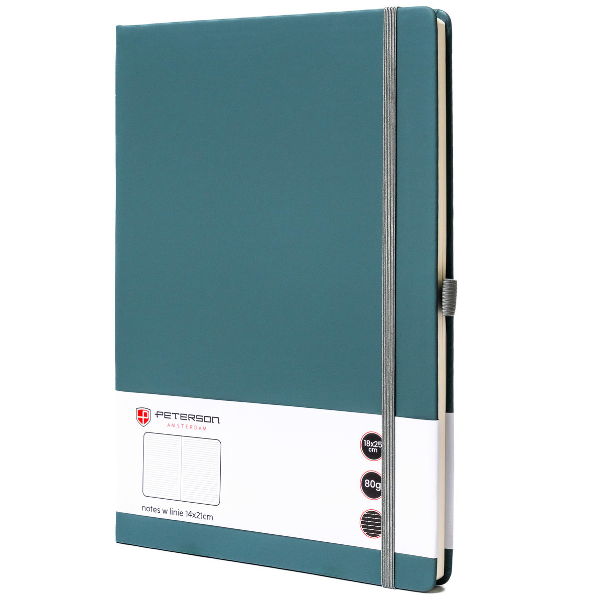 Notes planer B5 w linie organizer notatnik z gumką elegancki w linie ...