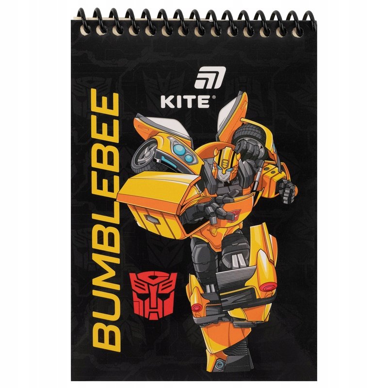 Notes szkolny na spirali dla chłopców puste kartki Transformers Kite ...