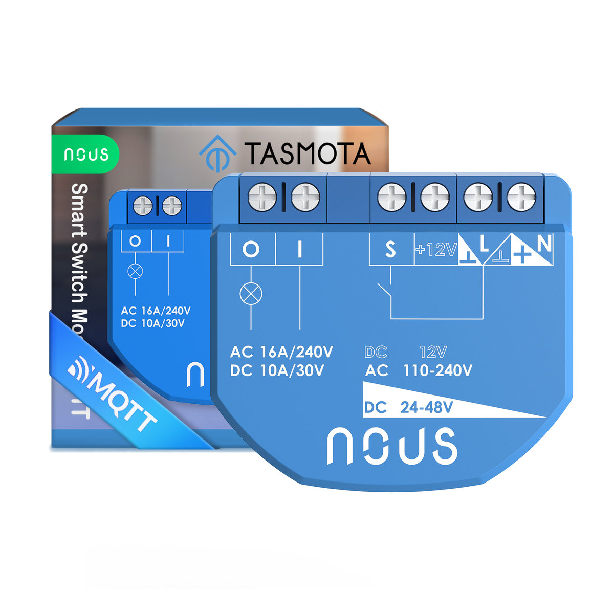 NOUS B1T TASMOTA ESP32 MATTER INTELIGENTNY PRZEŁĄCZNIK DOPUSZKOWY 1-kan. - Nous | Sklep EMPIK.COM