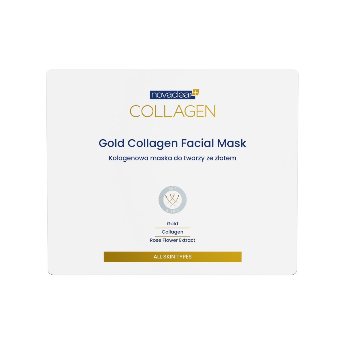Novaclear Collagen Kolagenowa Maska do Twarzy ze Złotem | Sklep EMPIK.COM