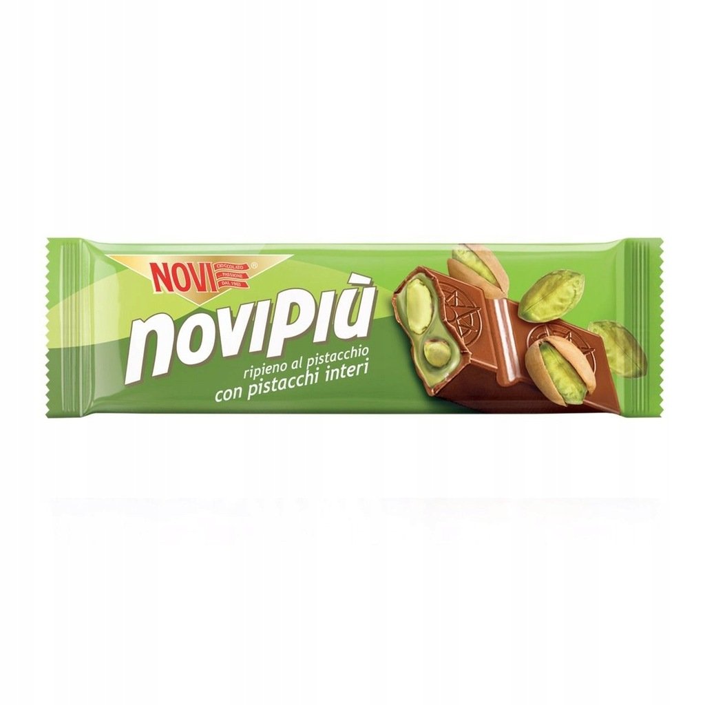 Novi novipiu baton czekoladowy z nadzieniem pistacjowym 35g - Novi ...