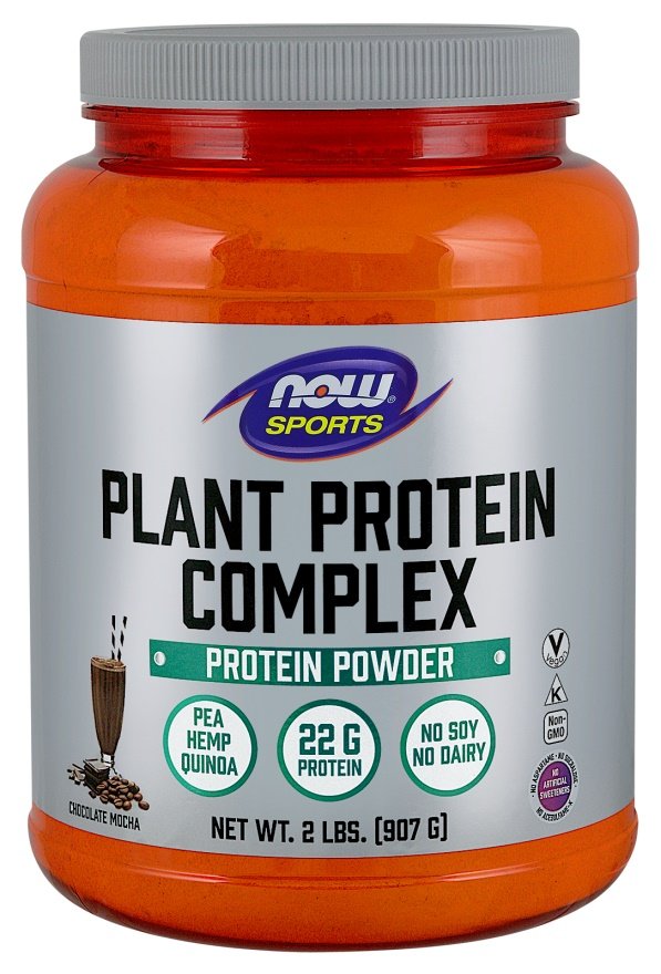 NOW Foods - Plant Protein Complex, Creamy Vanilla, Proszek, 907g | Sklep EMPIK.COM