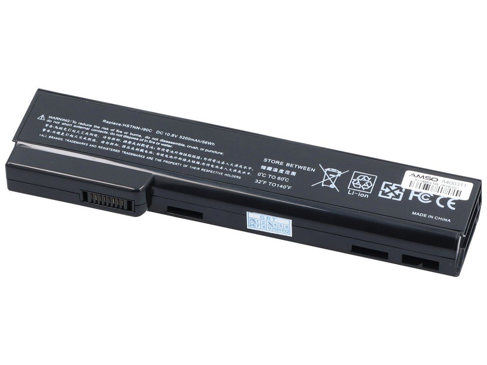 Nowa bateria HP ProBook 6570b 6460b 6465b 8470b 8470w 8450p 56Wh 10.8V ...