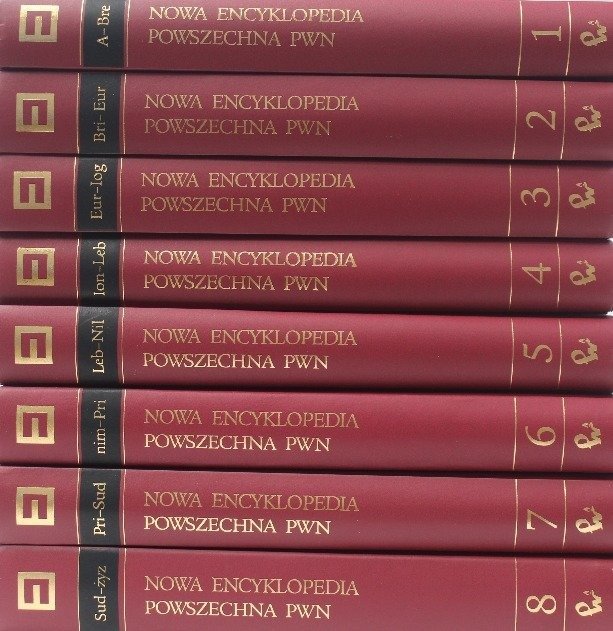 Nowa Encyklopedia Powszechna PWN Tom 1 do 8 - Opracowanie zbiorowe | Książka w Empik