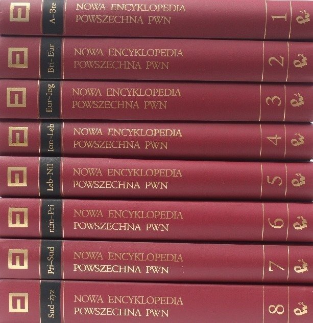 Nowa Encyklopedia Powszechna PWN Tom 1 do 8 - Opracowanie zbiorowe ...