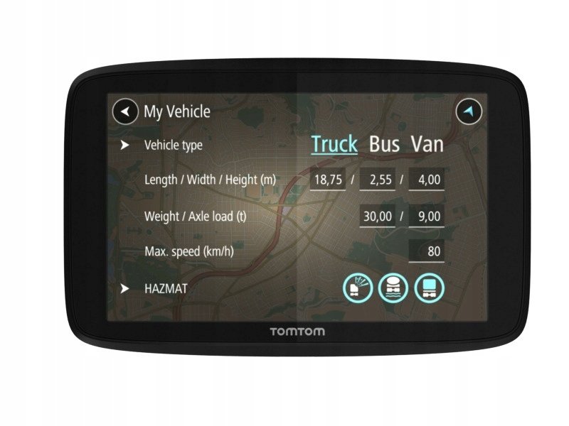 NOWA NAWIGACJA TOMTOM GO 620 PROFESSIONAL TIR BUS KAMPER CIĘŻARÓWKA ...