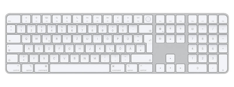 Nowa Oryginalna Klawiatura Apple Magic Keyboard White Touch Id Numpad ...