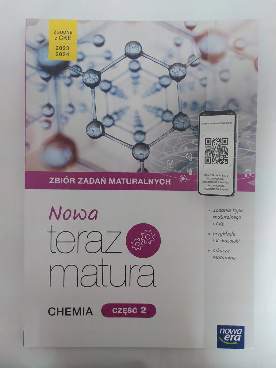 Nowa Teraz matura Chemia. Zbiór zadań. Część 2 - Opracowanie zbiorowe ...