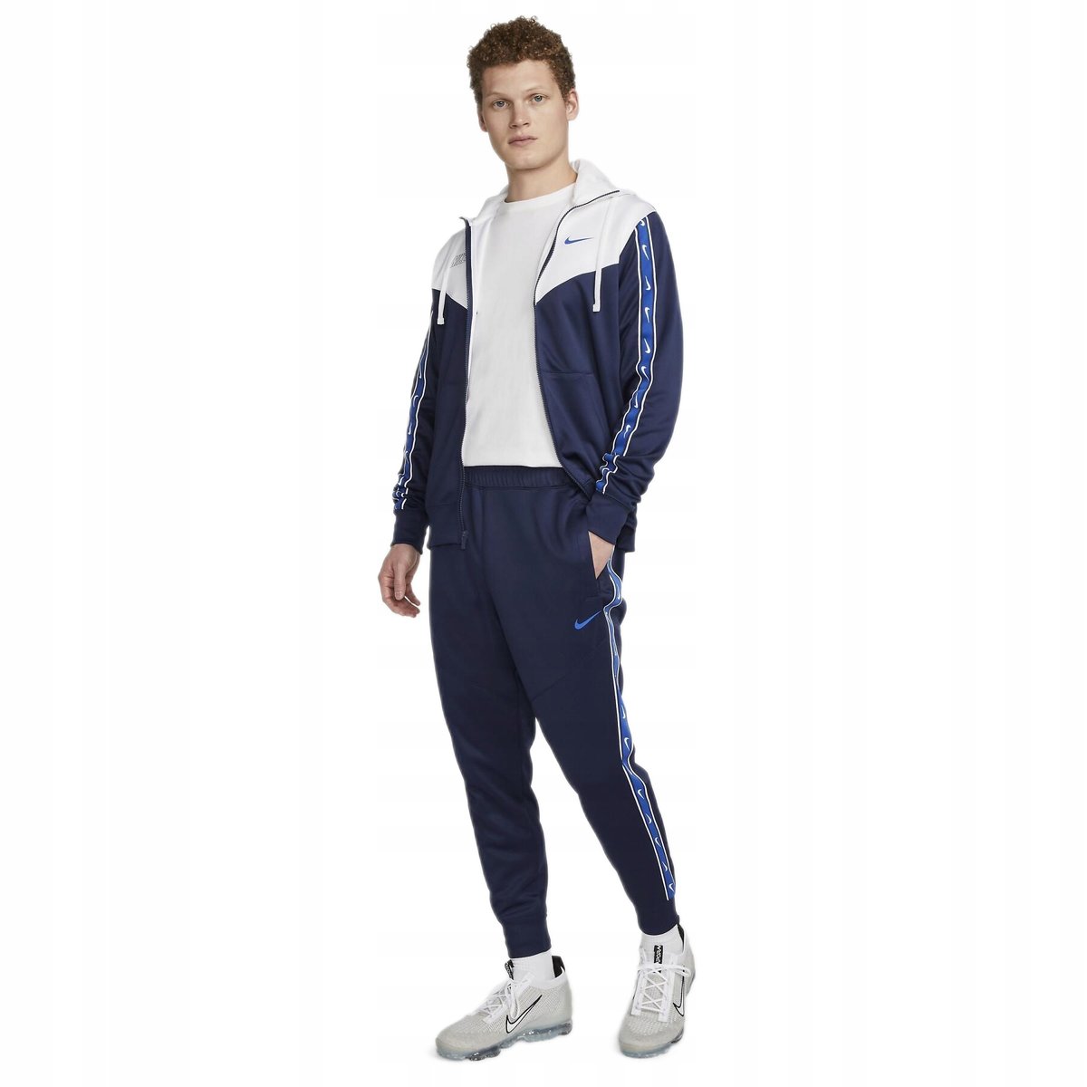 Nowe Spodnie Dresowe Nike Męskie Dx2027 411 Granatowe Sportowe R. Xl ...