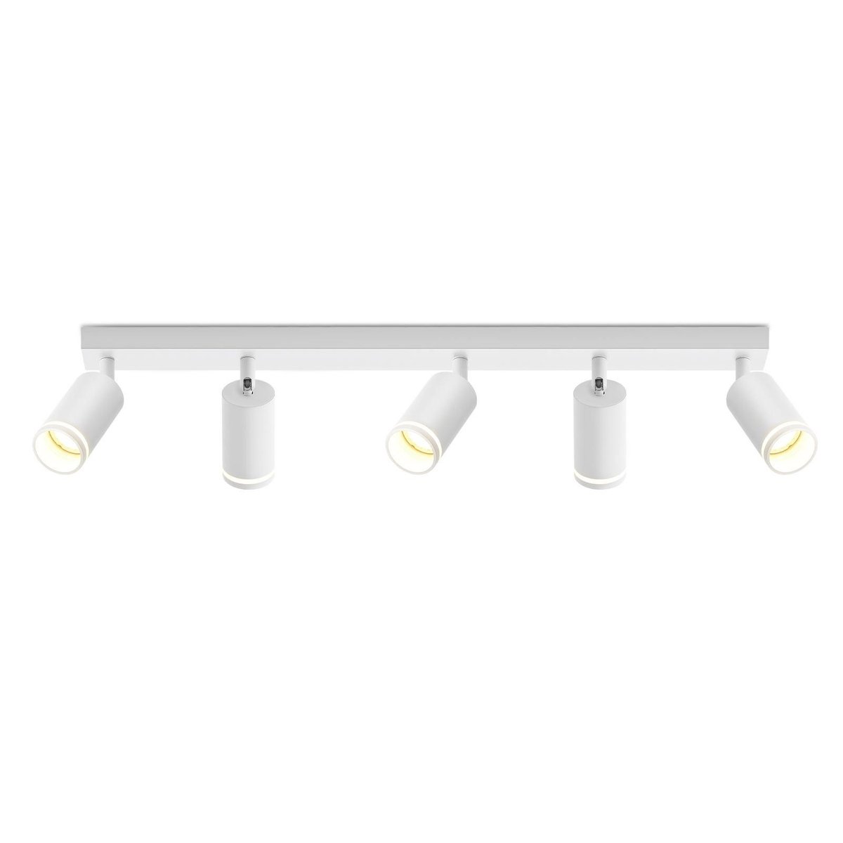 Nowoczesna 5-punktowa lampa sufitowa NETTLIFE: Biała lampa sufitowa ...