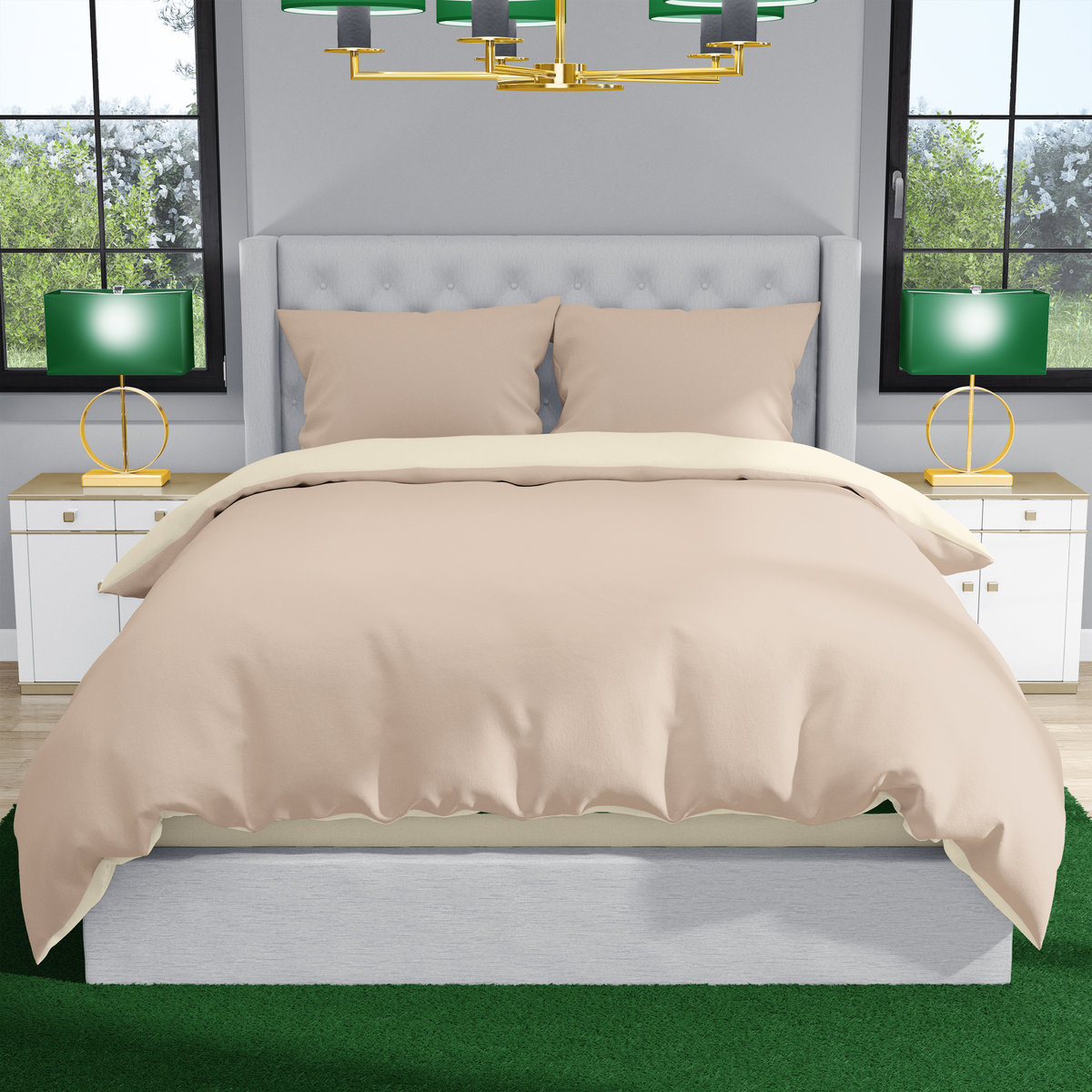 Nowoczesna Pościel 135X200 Dwustronna Komplet - J&W | Sklep EMPIK.COM