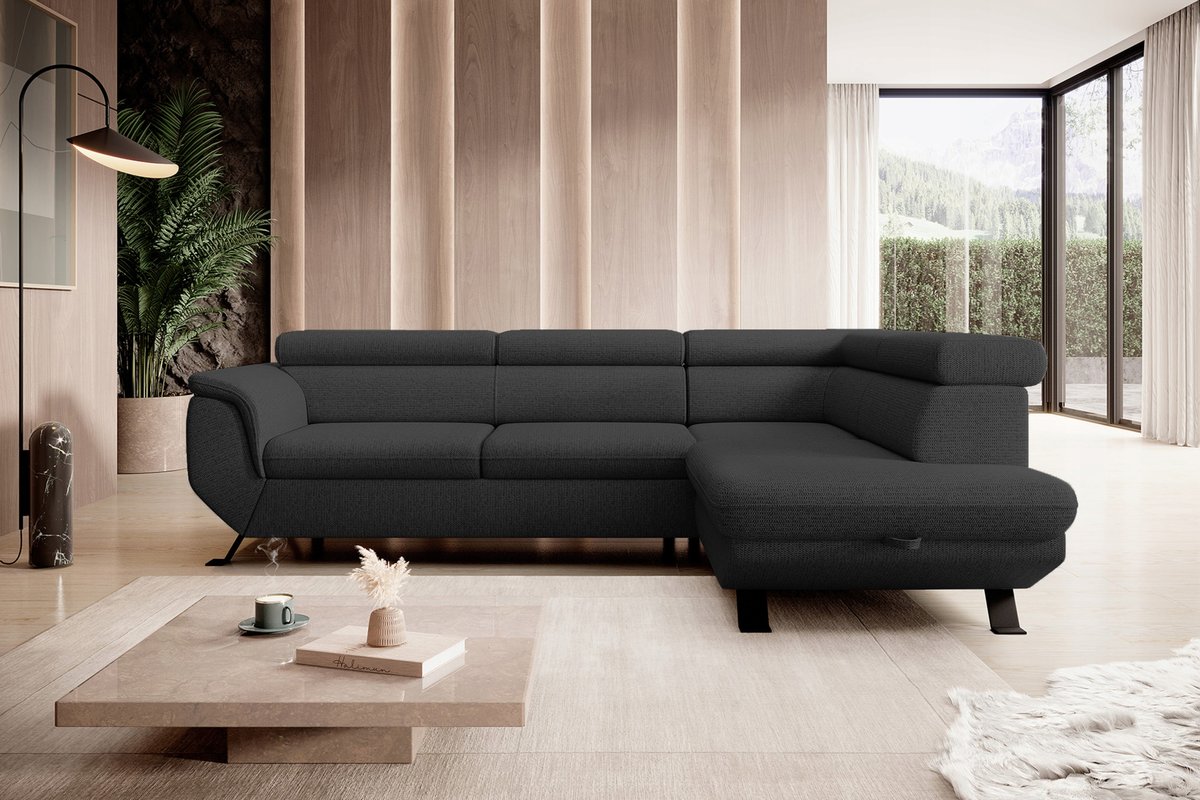 Nowoczesny Narożnik RAVEN L funkcja spania Nowość WERSAL - Domo Home ...