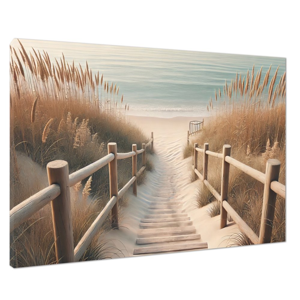 Nowoczesny obraz na płótnie plaża morze słońce do salonu sypialni 90x60 ...