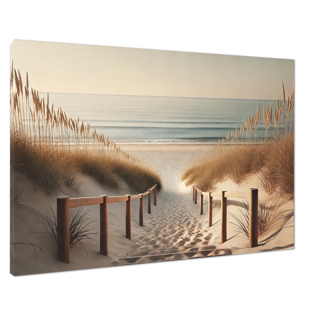 Nowoczesny obraz na płótnie plaża morze słońce do salonu sypialni 90x60 ...