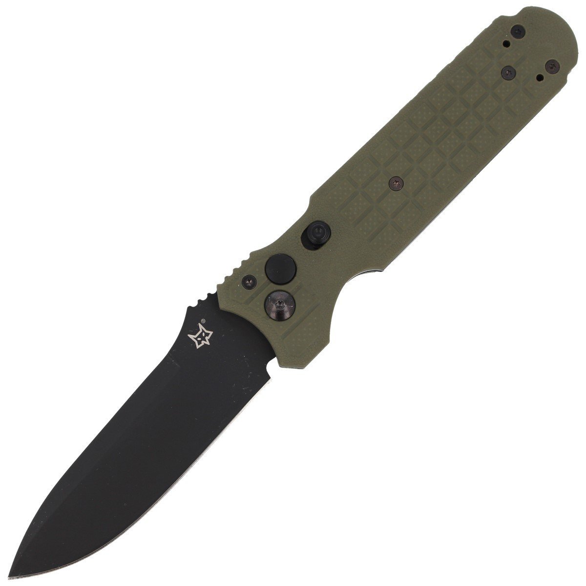 Nóż automatyczny Fox Predator II 2F Full Auto OD Green FRN, Black ...
