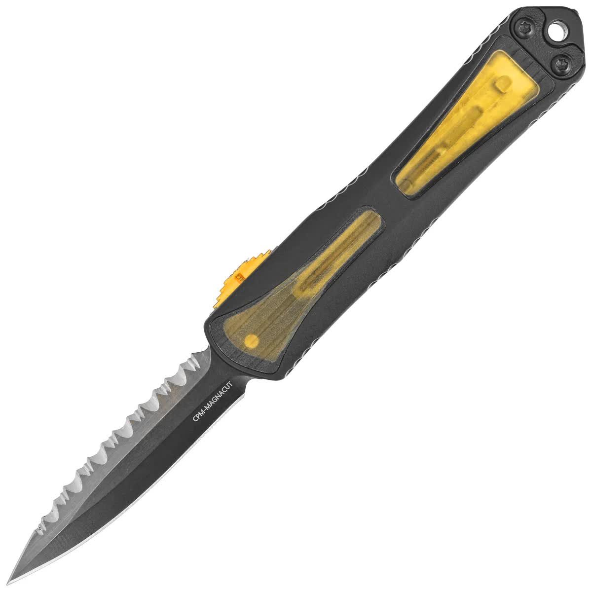 Nóż automatyczny OTF Heretic Manticore S DE Black Aluminum / Ultem ...