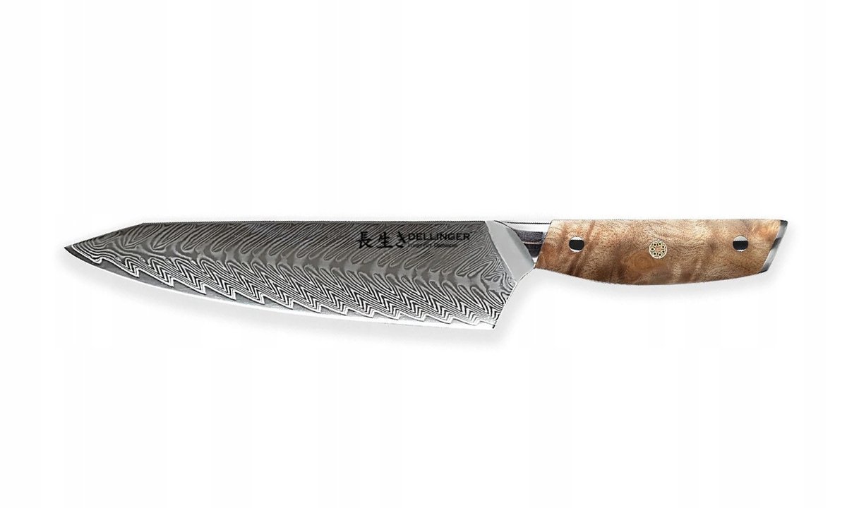 Nóż Kiritsuke 215 Dellinger Longevity Damascus Edition - Dellinger ...