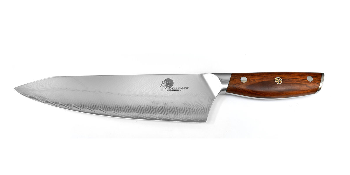 Nóż Kiritsuke 215 Dellinger Rose Wood Damascus - Dellinger | Sklep ...